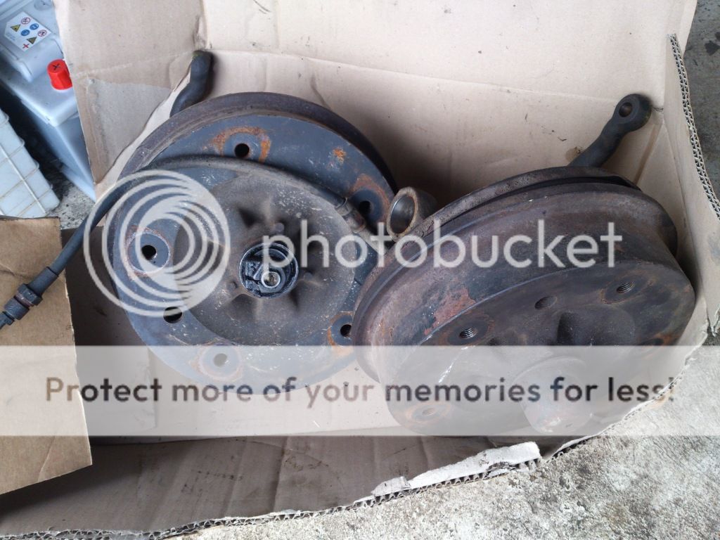 front spindles and drum setup | Volkswagen Type 2 Early Bay Forum